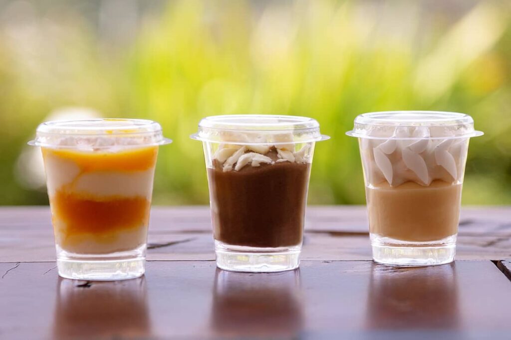 Vaso Shot Redondo 60ml con tapa / 30 unidades ideal vasos para mini postres